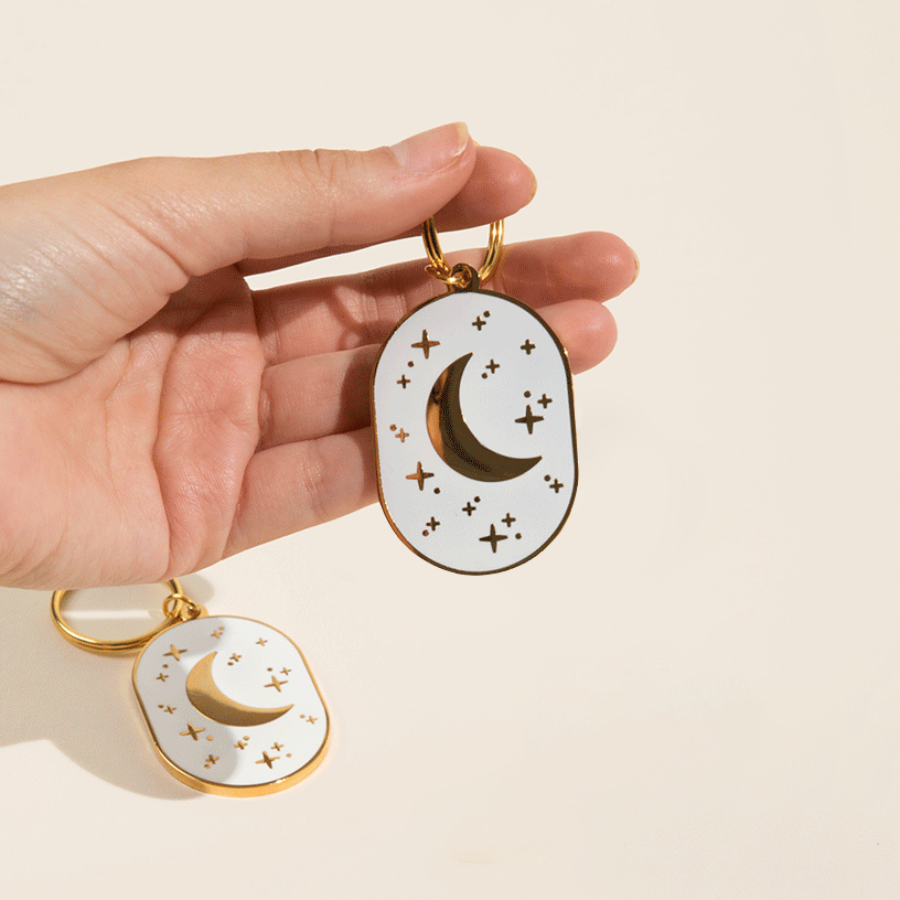 Double-Sided Night Sky Keychain – Khepri Collective